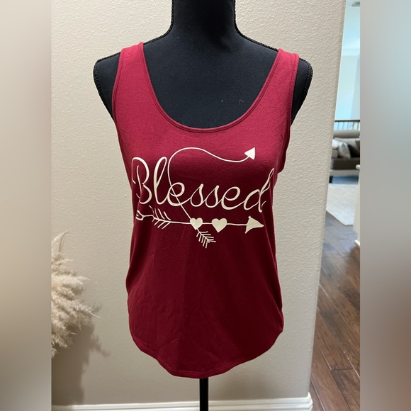 Tops | Womens Blessed Tank Top | Poshmark